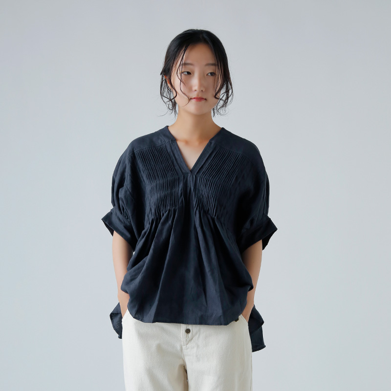 suro スロ リネン ドルマン バルーン プルオーバー 250301-02-03-04 | iroma..aranciato