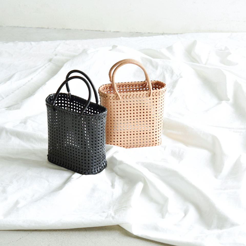 irose イロセ カウレザー ミニ カゴ バッグ M “KAGO” bag-k08-fn | iroma..aranciato