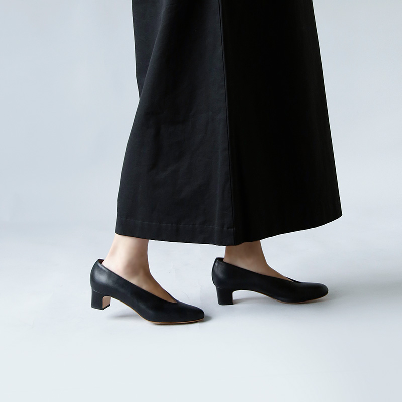 AUTTAA アウッタ キャメルレザー ソフト ロウカット パンプス “Soft low cut pumps” softlowcut ...