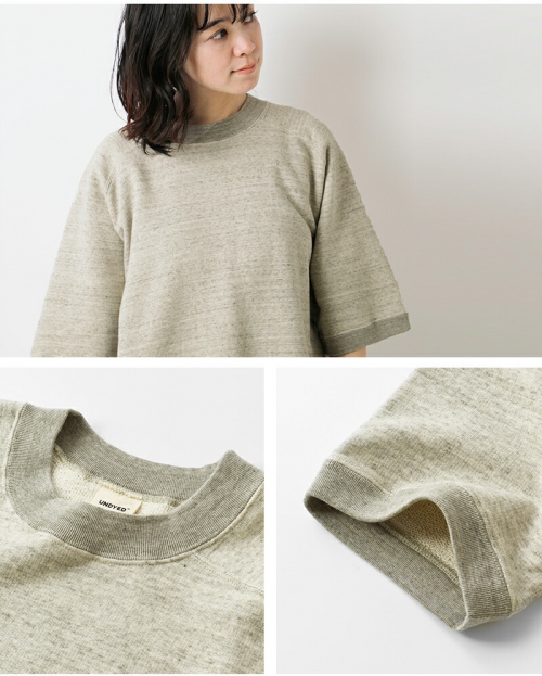 UNDYED アンダイド 別注 オーガニック コットン 裏毛 ショートスリーブ